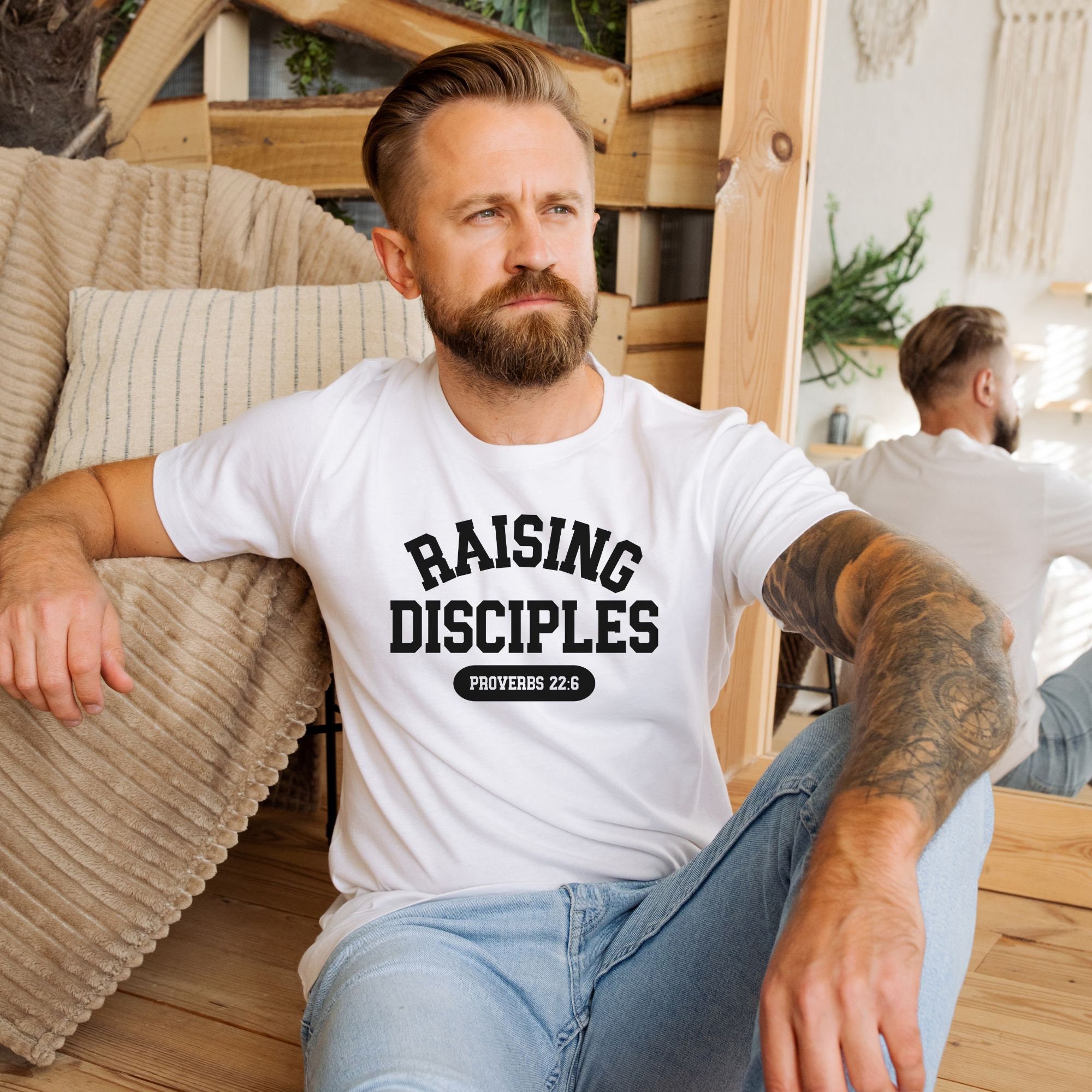 Raising Disciples Shirt Christian Dad Shirt Dad Shirt Daddy - Etsy