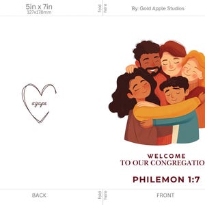 JW Congregation Welcome Card | Warm Hugs - Etsy