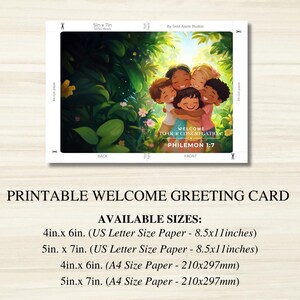 JW Welcome to Our Congregation! Digital Card Download - Available in 4 ...