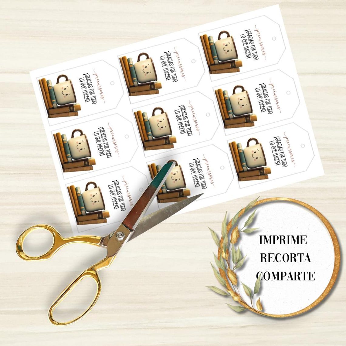 SPANISH - JW Pioneer Gift Tag | Thank You Precursores Coffee Book ...