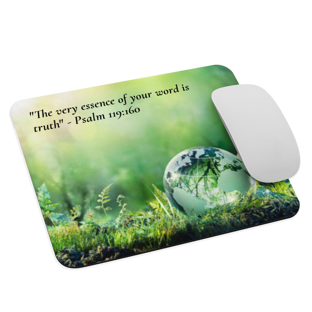 2023 Year's Text JW Glass Green Earth Mouse Pad - Etsy