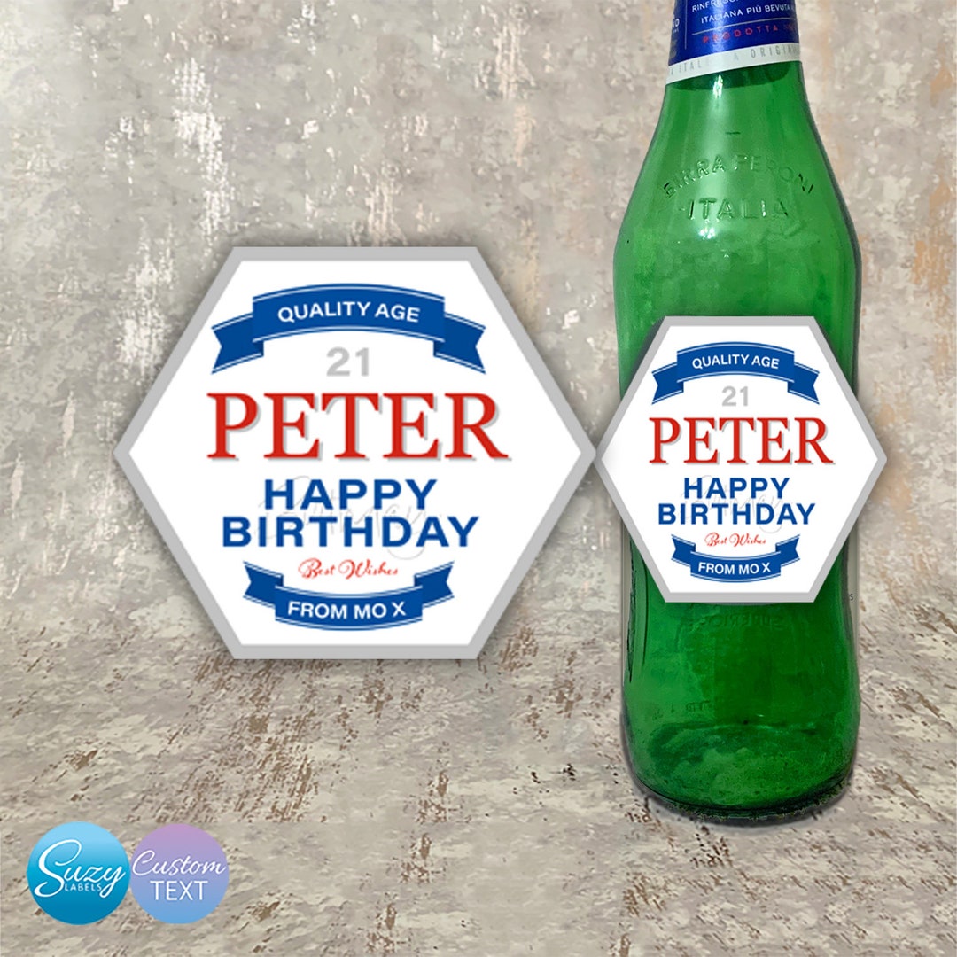 Personalised Lager Label: Birthday Gift for Peroni Bottle - Etsy