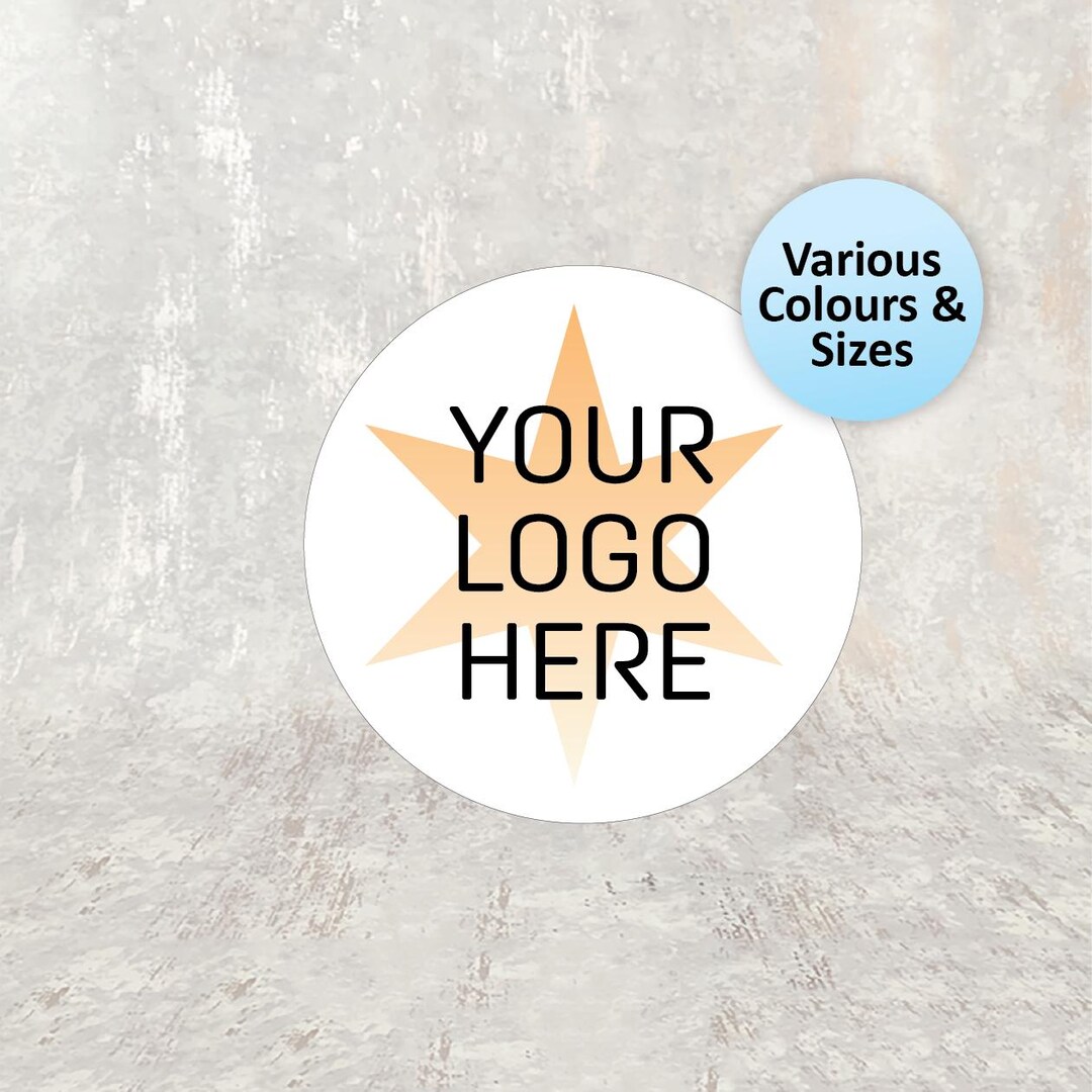 Custom Logo Stickers - Any Logo Created Into Round Circle Stickers ...