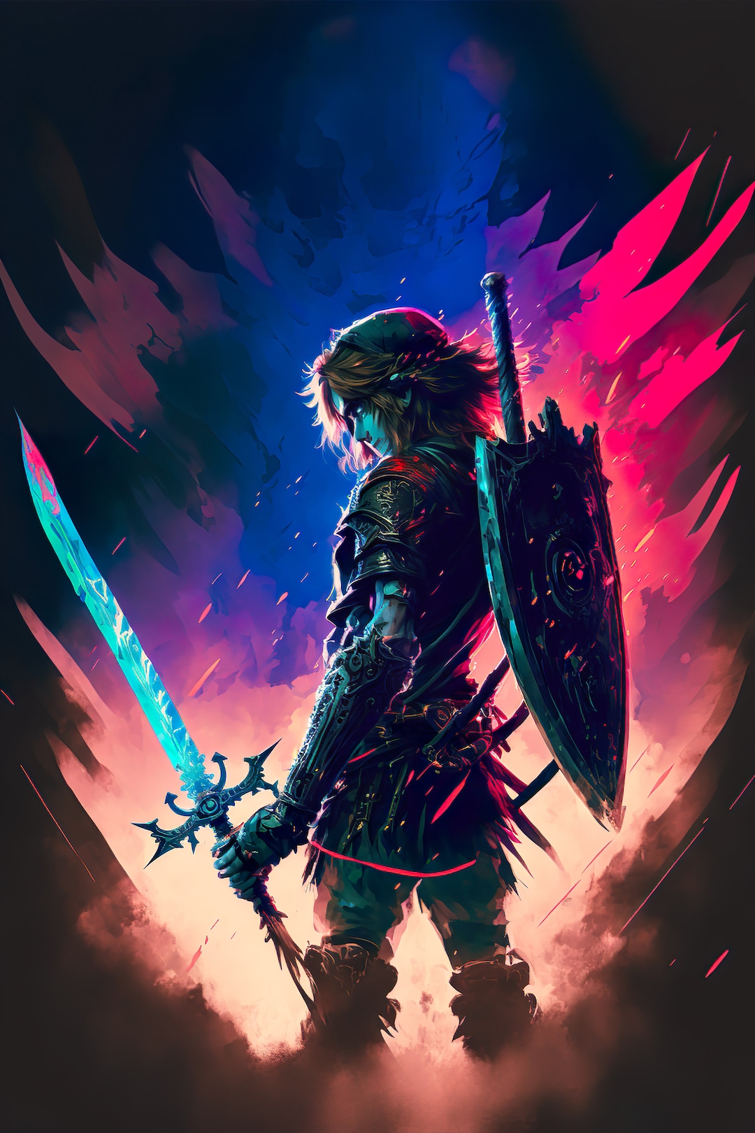Link and the Sword of Courage: Twilight Showdown - Etsy