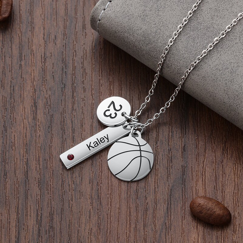 Basketball Necklace - Etsy