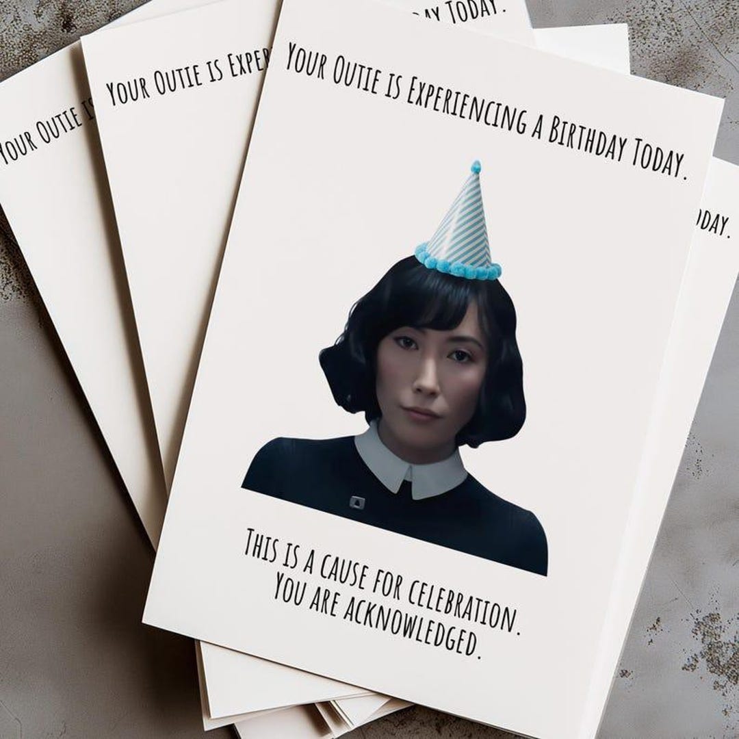 Severance Birthday Card, Miss Casey, Lumon Industries, Gemmae Mark ...