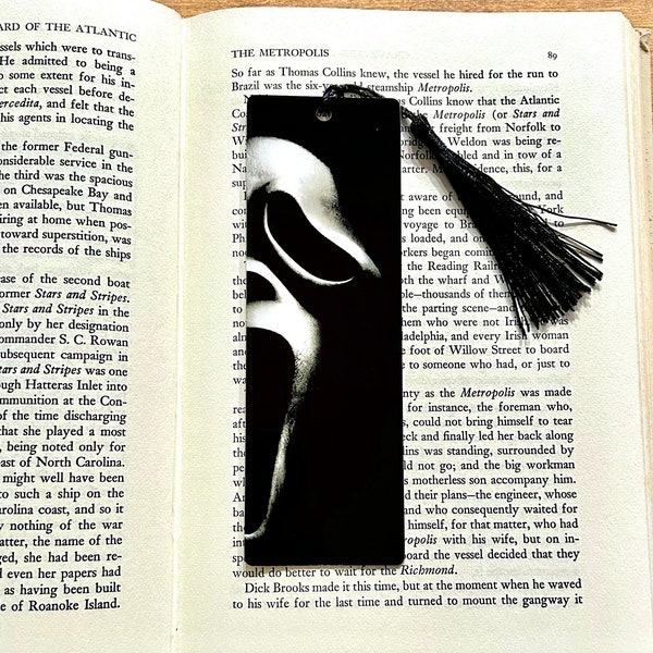 Ghostface Bookmark - Etsy