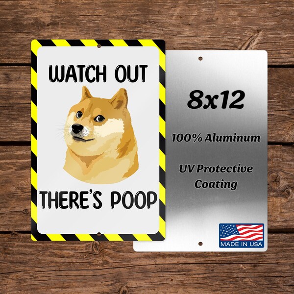 Dog Poop Sign - Etsy