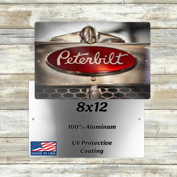 Peterbilt Metal Sign - Etsy