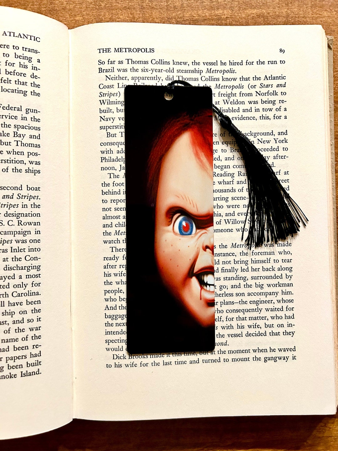 Chucky Metal 2X6 Bookmark Childs Play Horror Movie Book Mark - Etsy