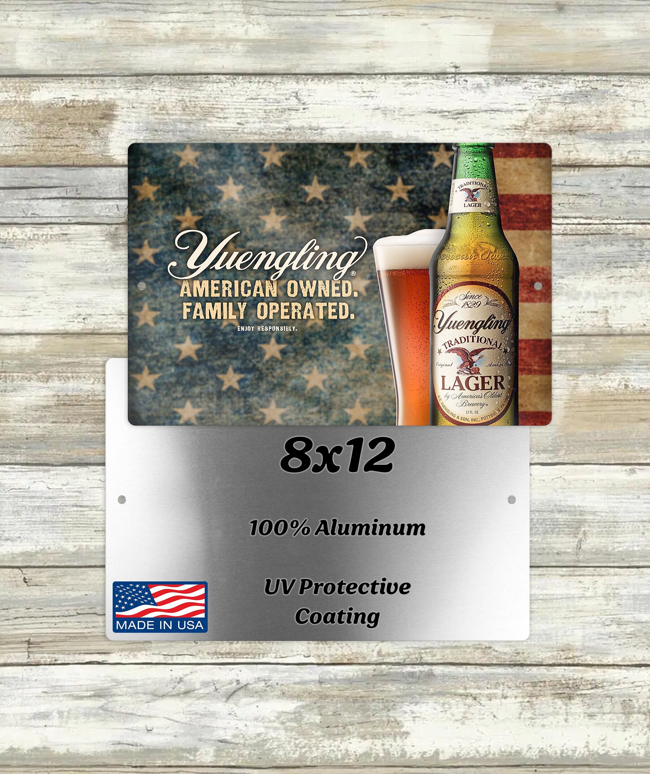 Yuengling Bar Sign 8x12 Inch Aluminum Metal - Etsy