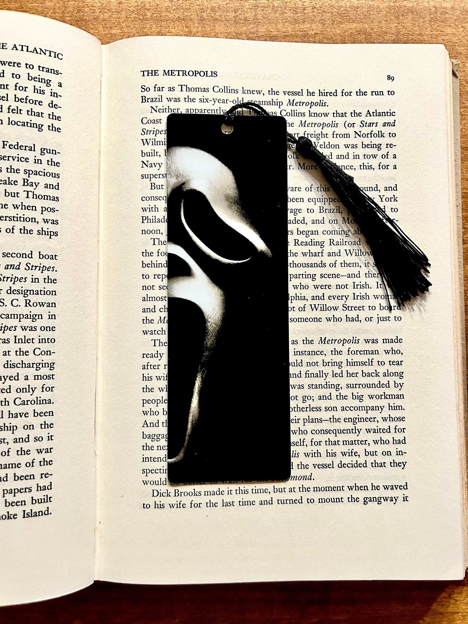 Scream Metal Bookmark 2x6 Ghostface Aluminum Horror Movie - Etsy