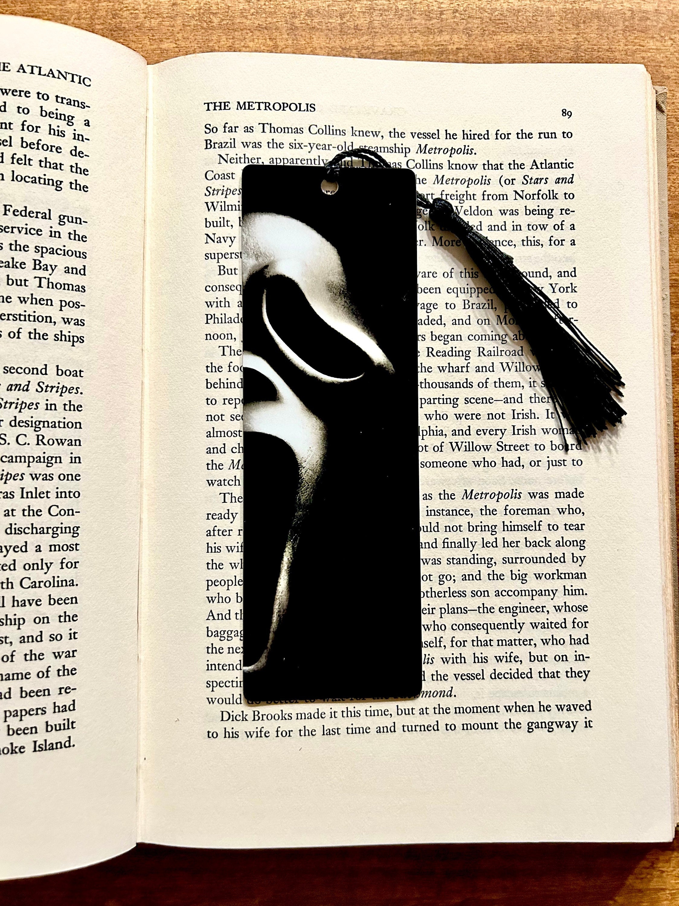 Scream Metal Bookmark 2x6 Ghostface Aluminum Horror Movie - Etsy