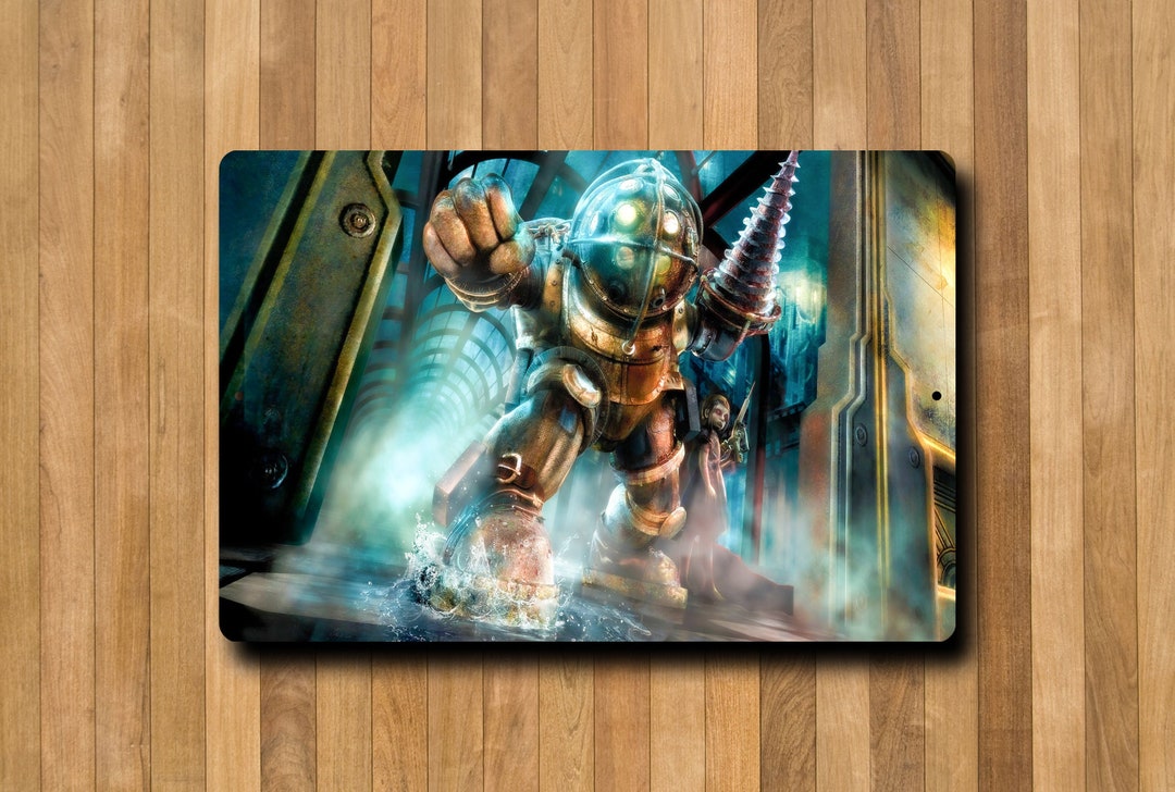 Bioshock Sign 8x12 Aluminum Metal Gameroom Decor Mancave - Etsy