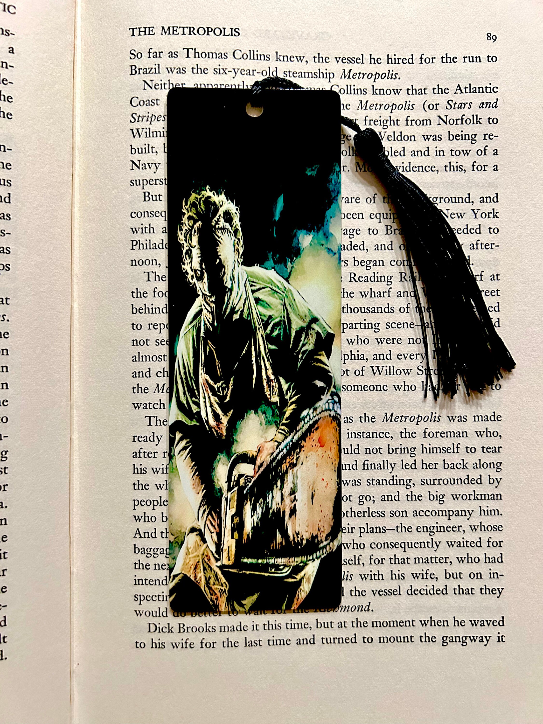 Leatherface Texas Chainsaw Massacre Horror Movie Metal 2X6 Bookmark - Etsy