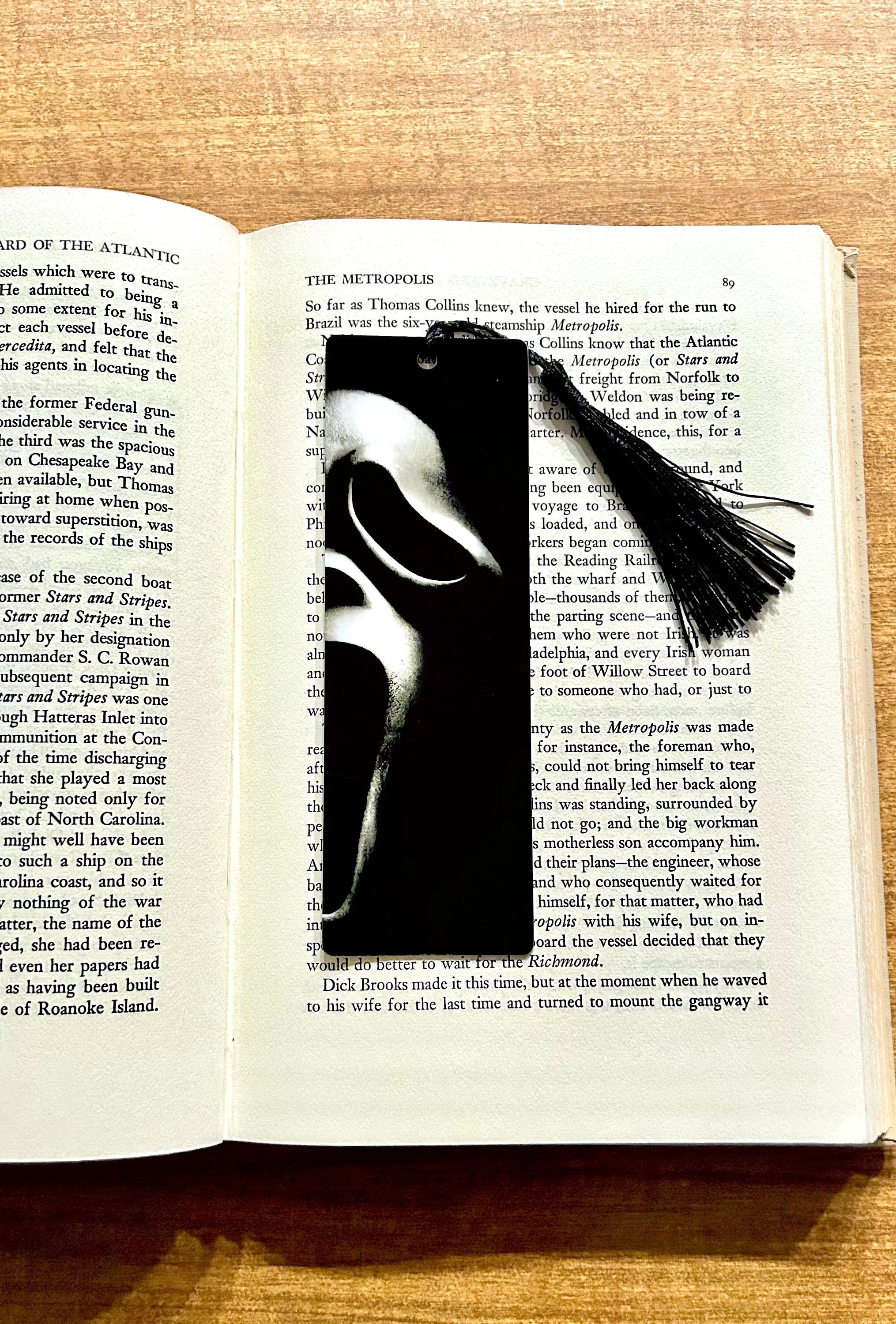Scream Metal Bookmark 2x6 Ghostface Aluminum Horror Movie - Etsy