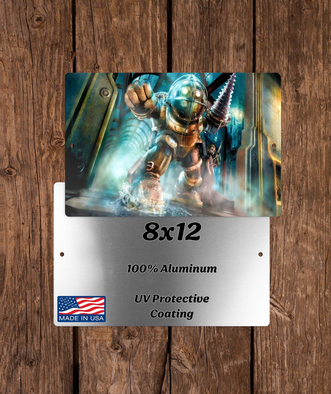 Bioshock Sign 8x12 Aluminum Metal Gameroom Decor Mancave - Etsy