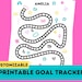 Children Goal Tracker | 100 Task Tracker | Visual Goal | Sticker Chart ...