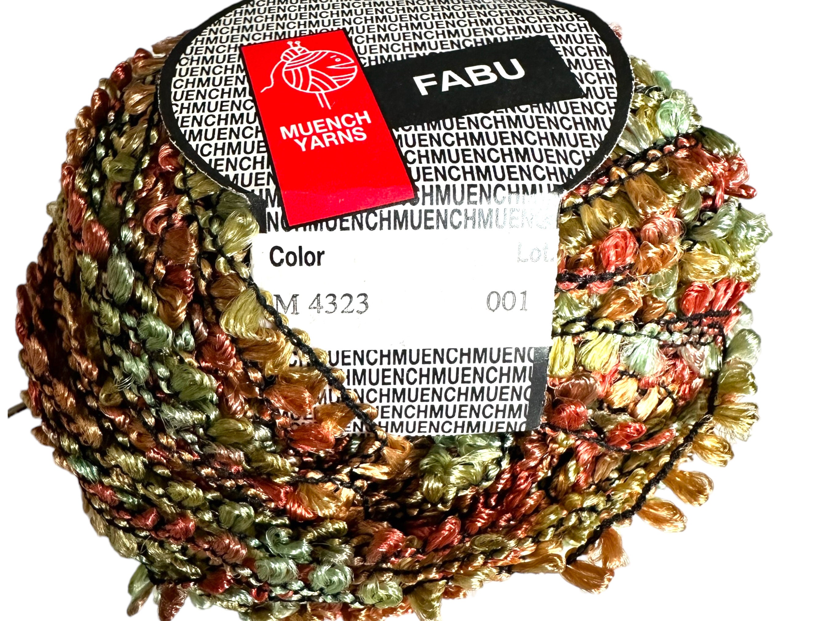 FABU by MUENCH YARNS- 50gms 79yds - Rayon/polyester - 9 Color Choices ...