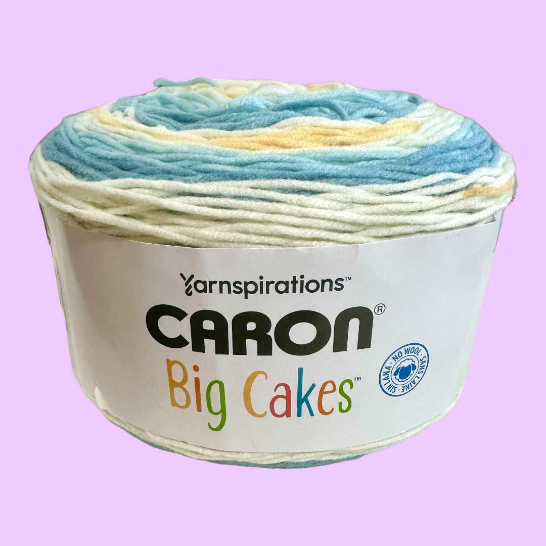 CARON BIG CAKES Yarn 6 Color Options 10.5oz / 603yds Knitting Crochet ...