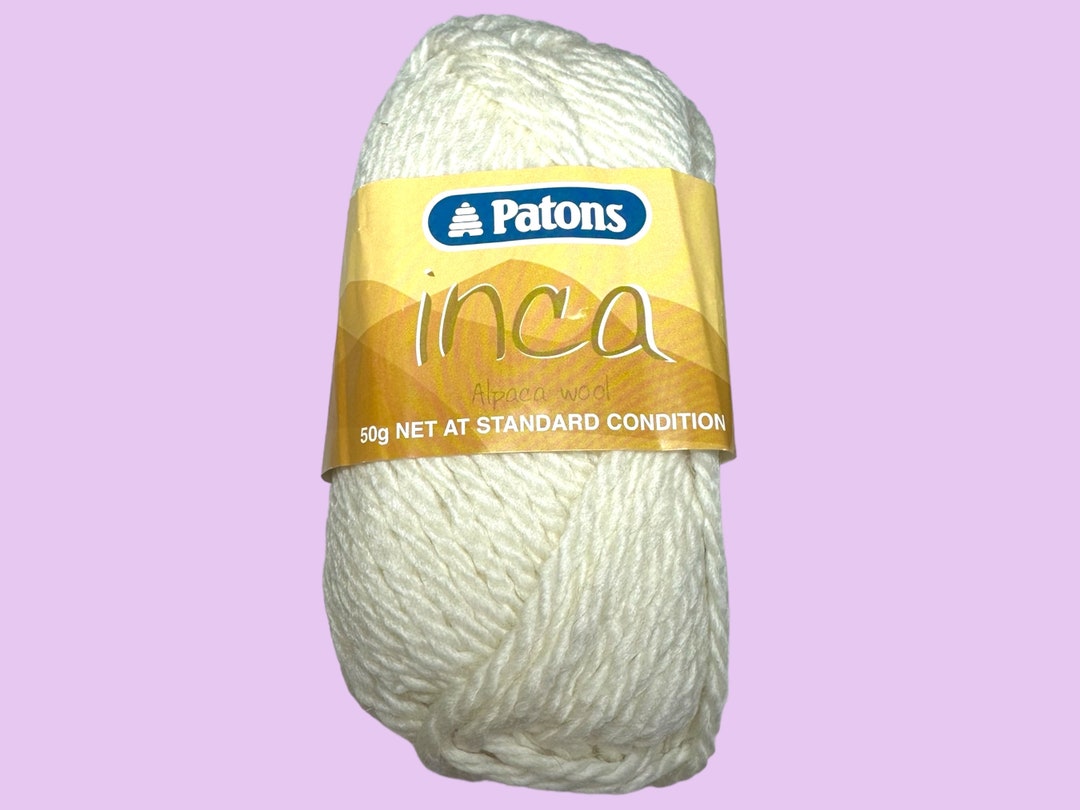 PATONS INCA ALPACA Yarn - Discontinued- Knitting Crochet Crafts - Etsy