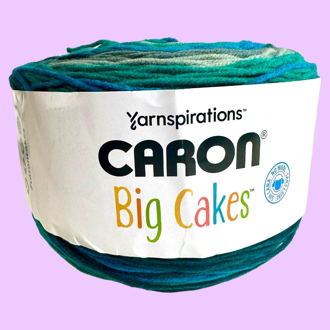 CARON BIG CAKES Yarn 6 Color Options 10.5oz / 603yds Knitting Crochet ...