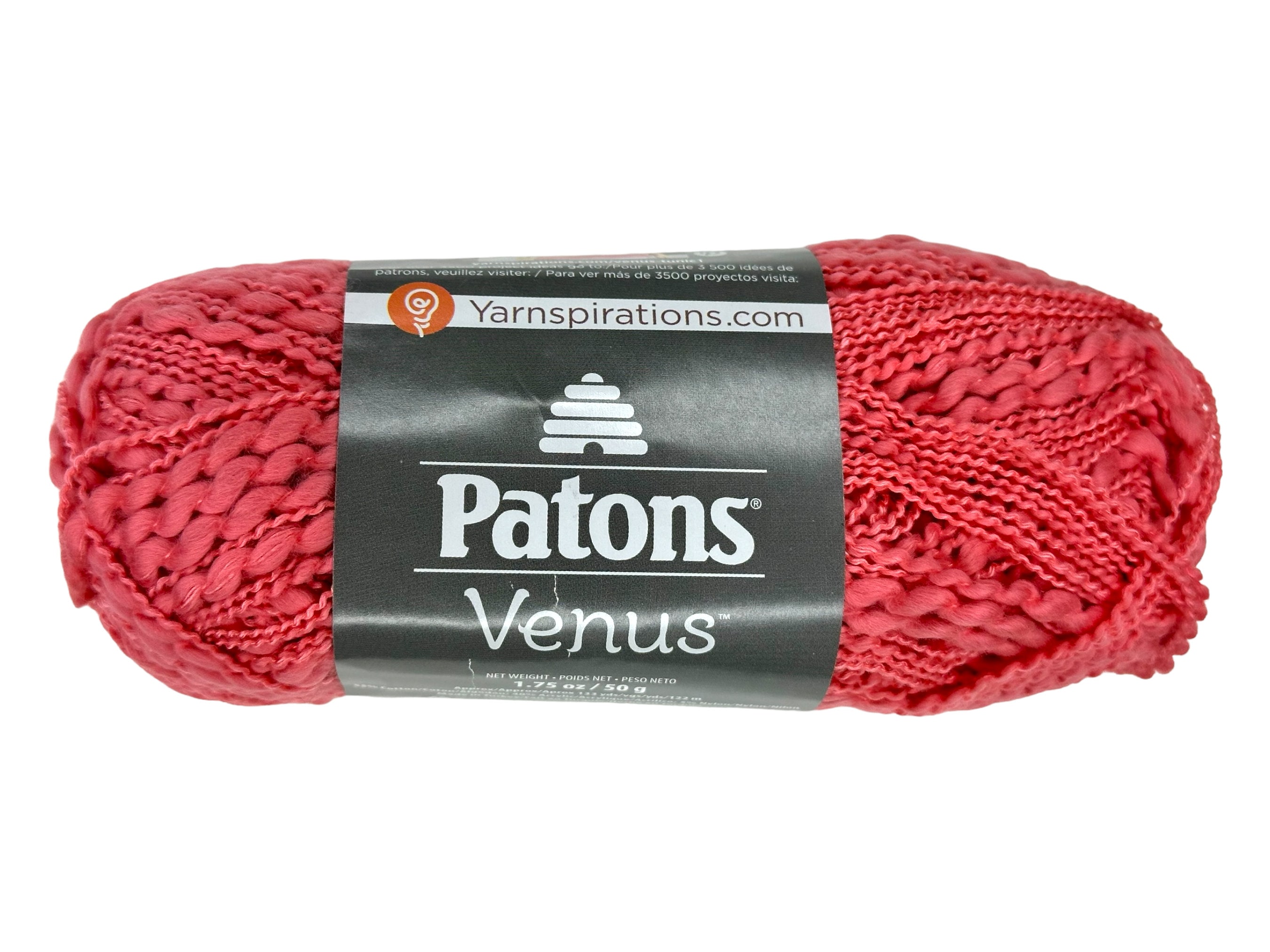 PATONS YARN - VENUS - 8 Vibrant Color Choices - 50gms 133yds ...