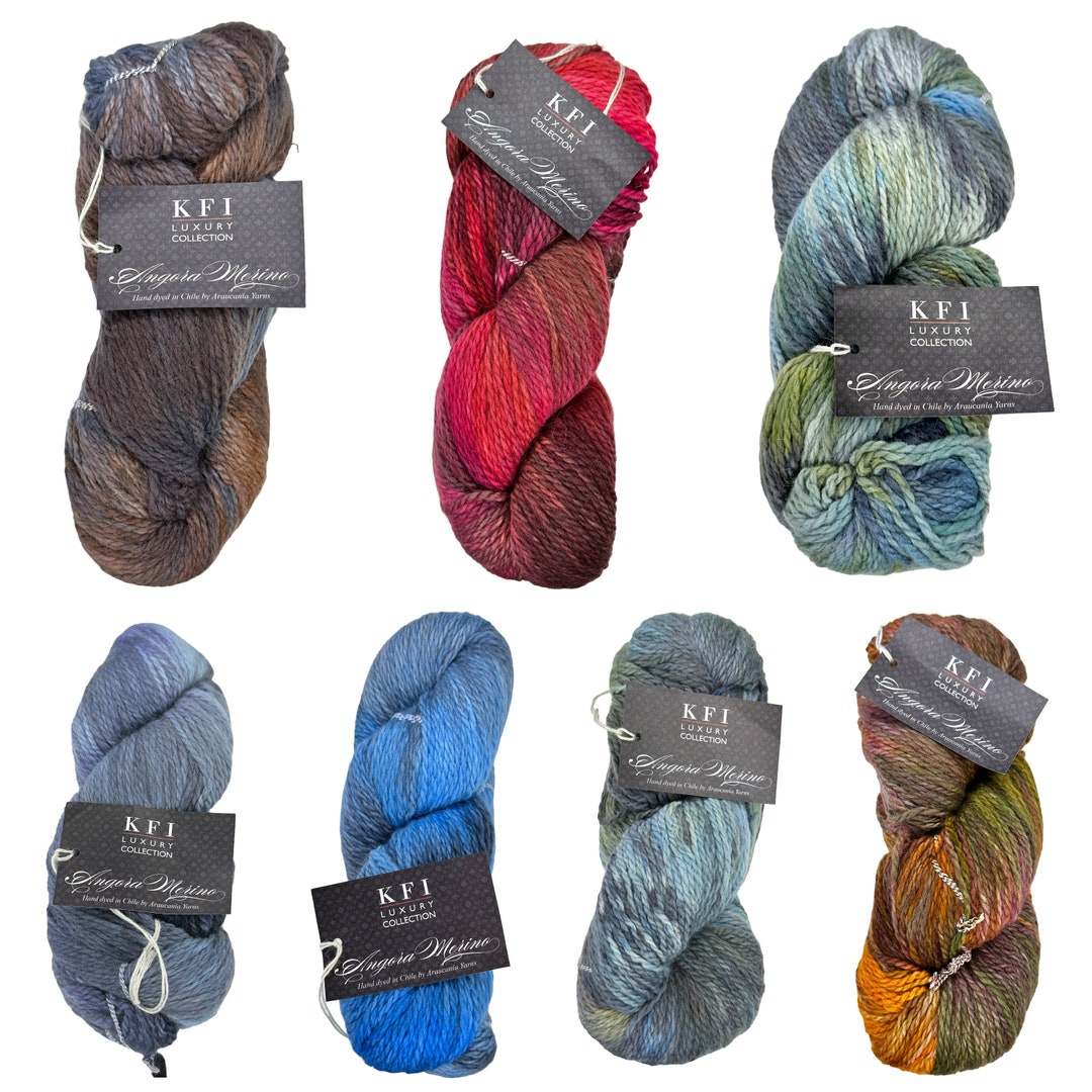 KFI LUXURY COLLECTION Angora Merino - 6 Color Choices - 100gms 179yds ...