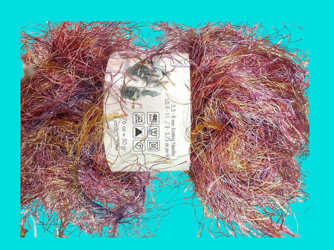 GALA Yarns - SECRET Eyelash Yarn - Knitting Crochet Craft - Etsy