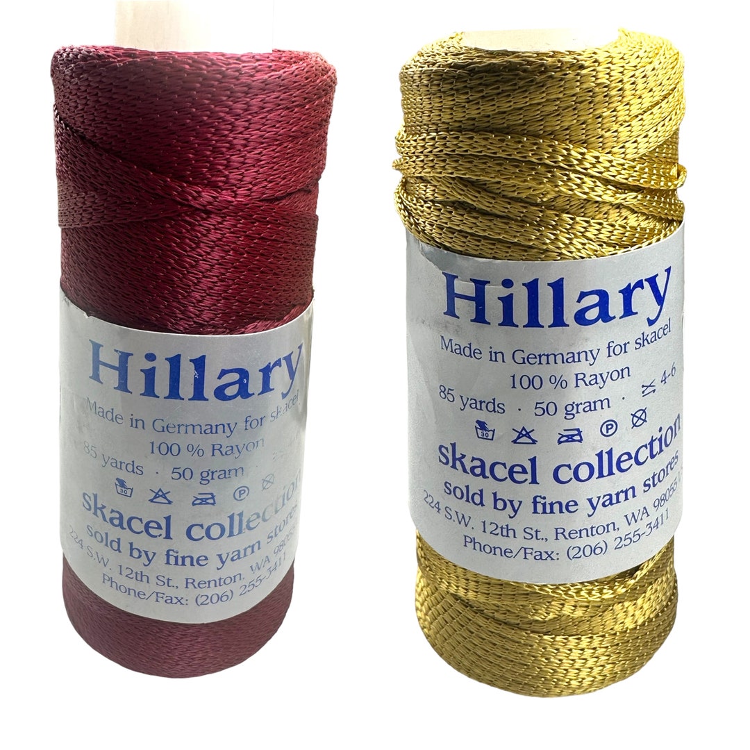 HILLARY RIBBON YARN From Skacel Collection - Colors: Gold #04 ...