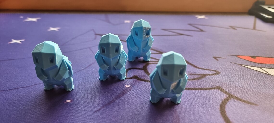 3D Printed Low Poly Pokémon Models Starter Pokémon Figures - Etsy UK