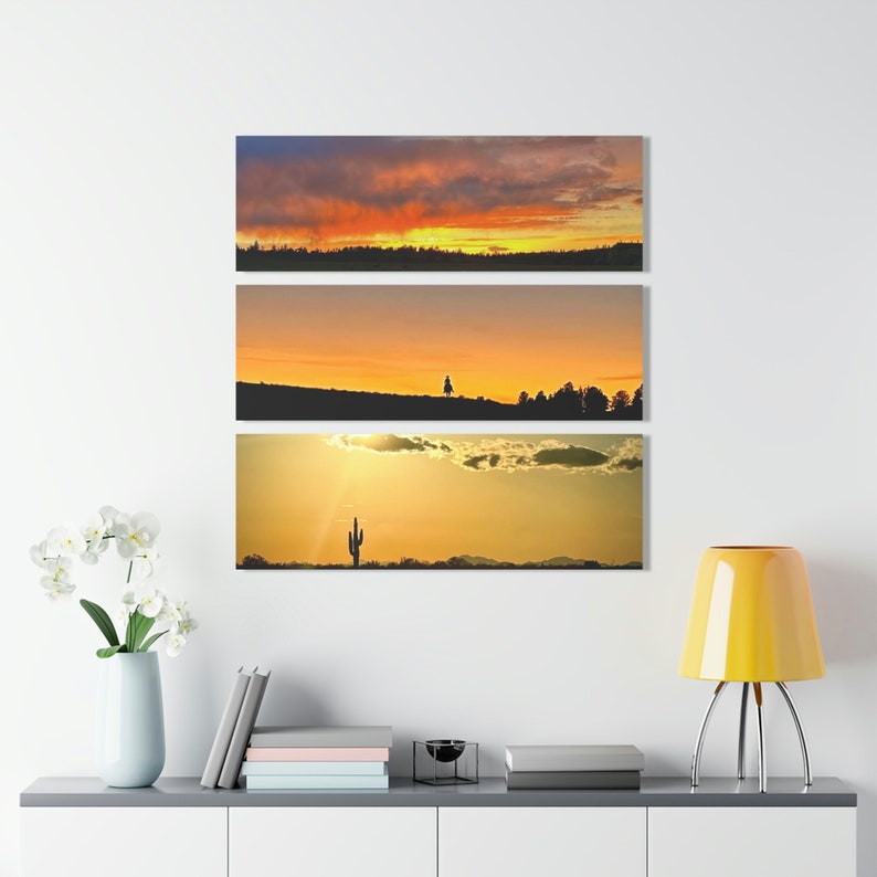 Silhouette Acrylic Prints triptych - Etsy