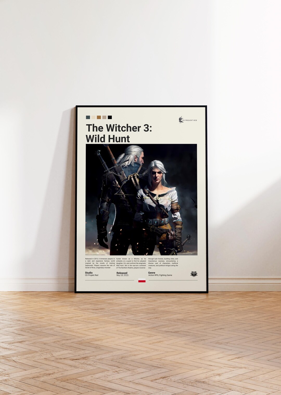 The Witcher 3 Poster, the Witcher Fan Gift, Video Game Poster ...