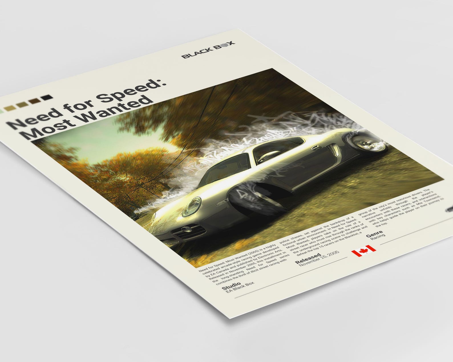 Need for Speed Poster, Need for Speed Fan Gift, Video Game Poster ...