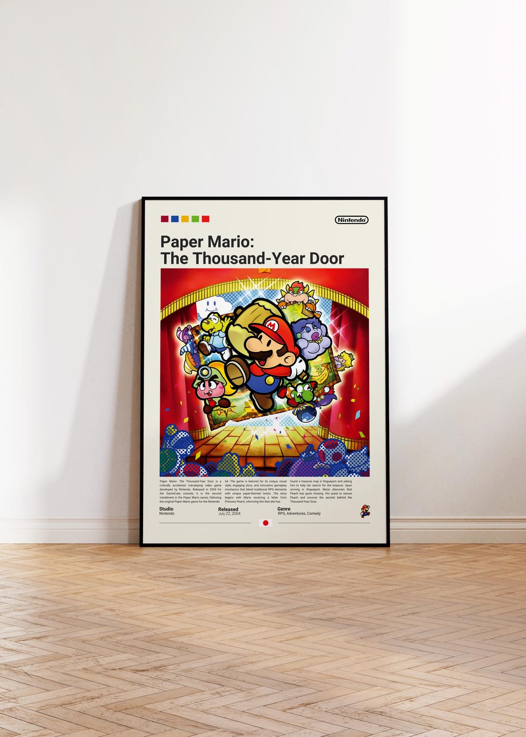 Paper Mario Poster, the Thousand Year Door Poster, Video Game Poster ...