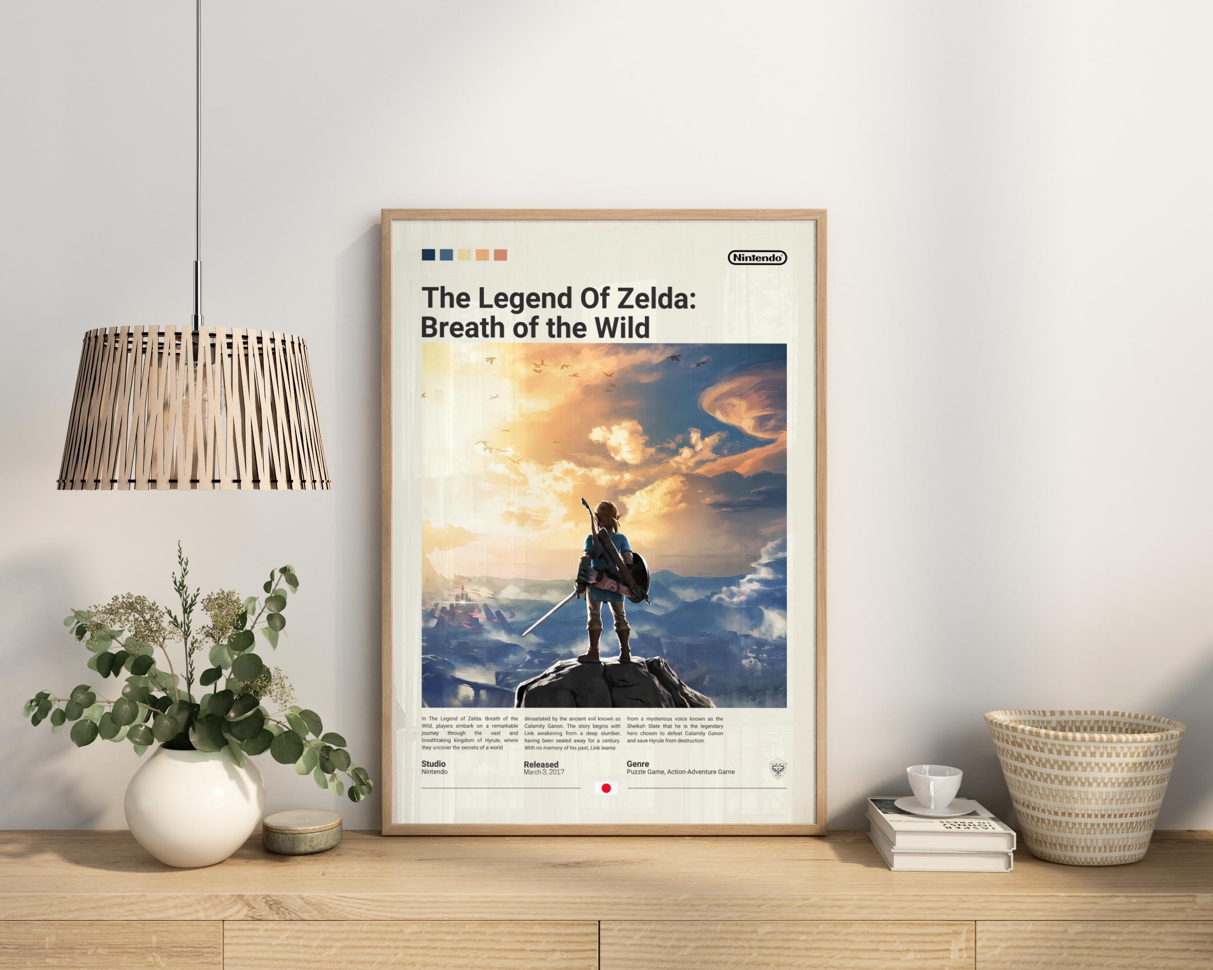 Legend of Zelda Poster, Breath of the Wild Poster, Video Game Poster ...