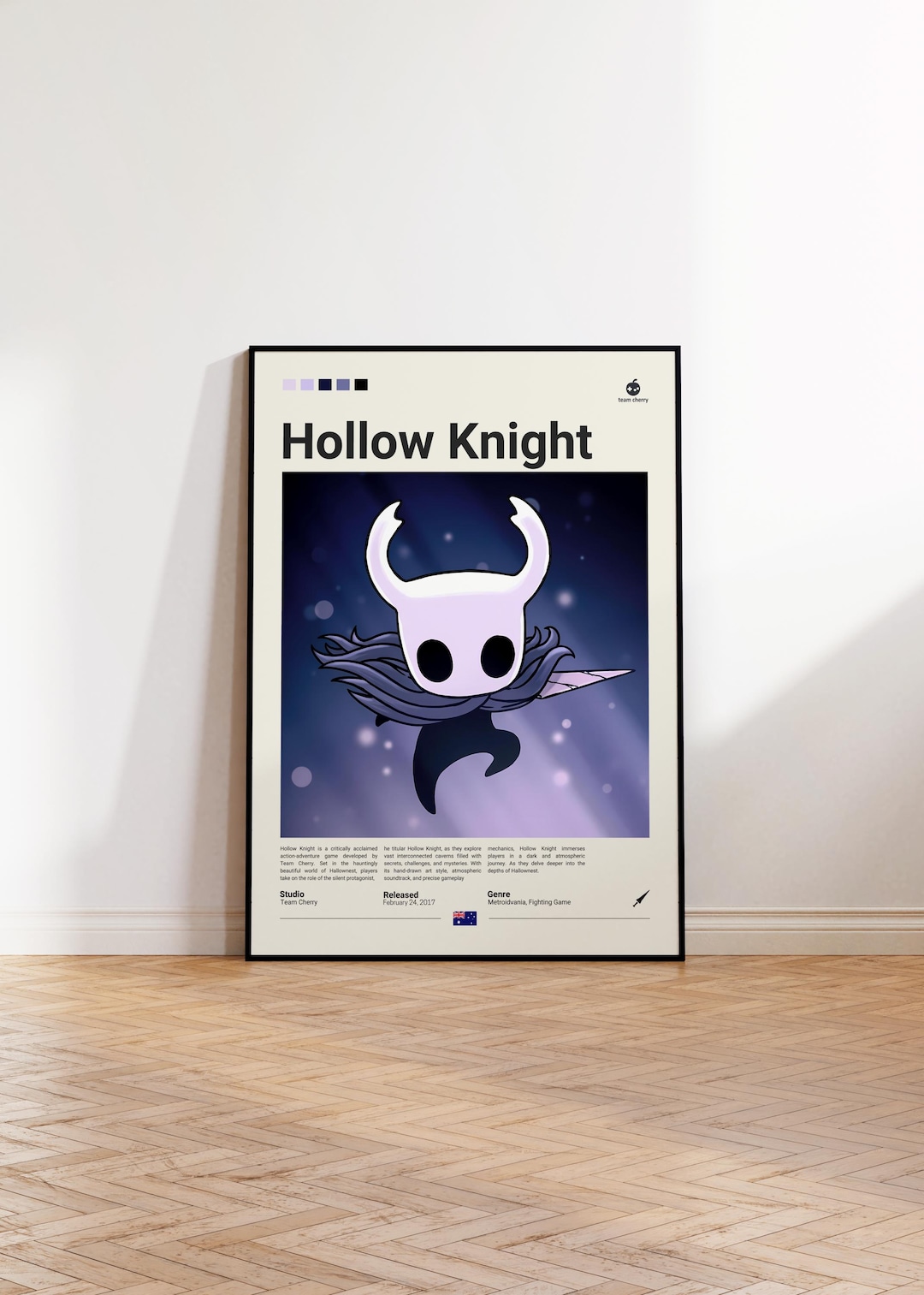 Hollow Knight Poster, Hollow Knight Fan Gift, Video Game Poster ...