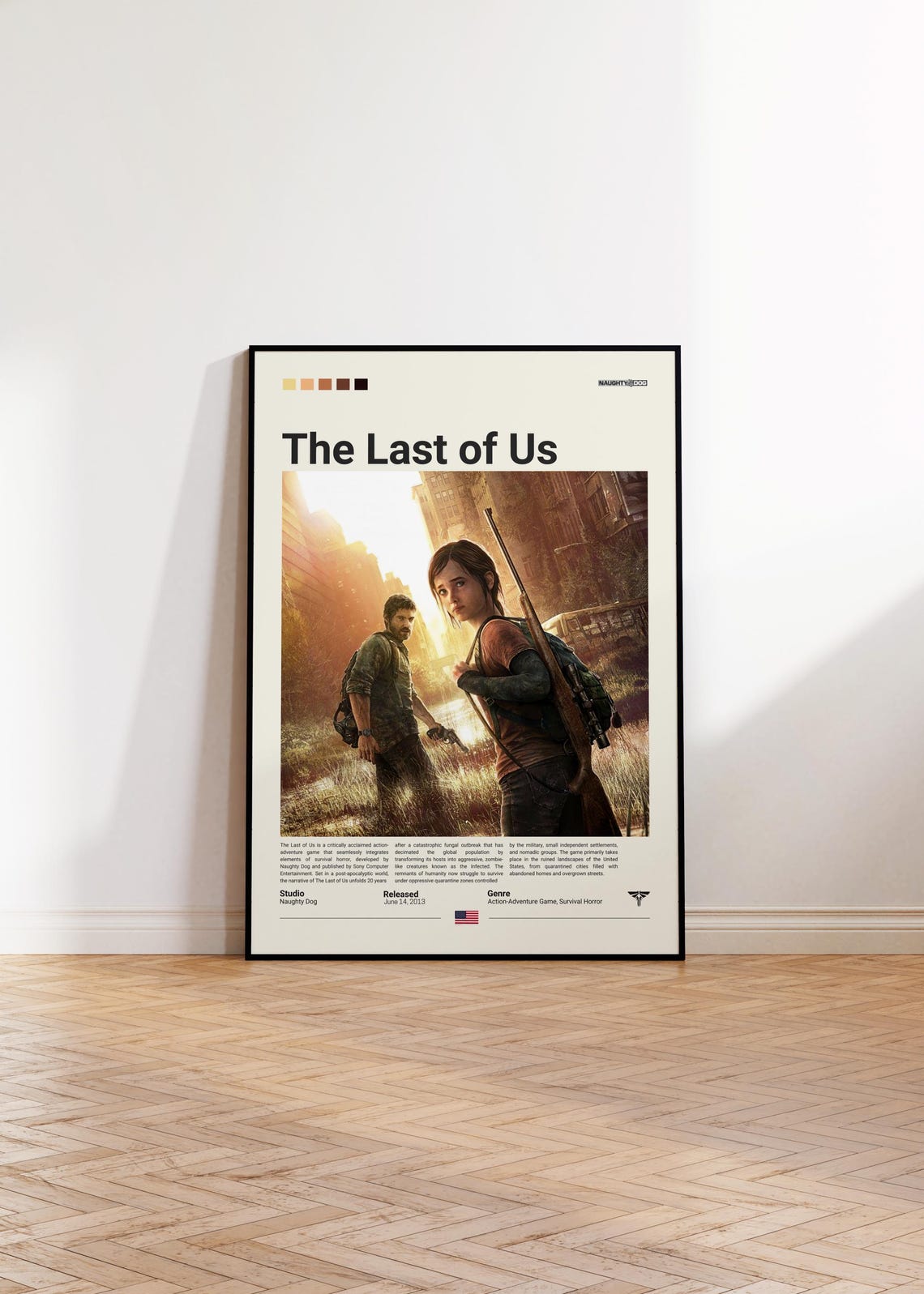 The Last of Us Part Poster, the Last of Us Gift, Video Game Poster ...