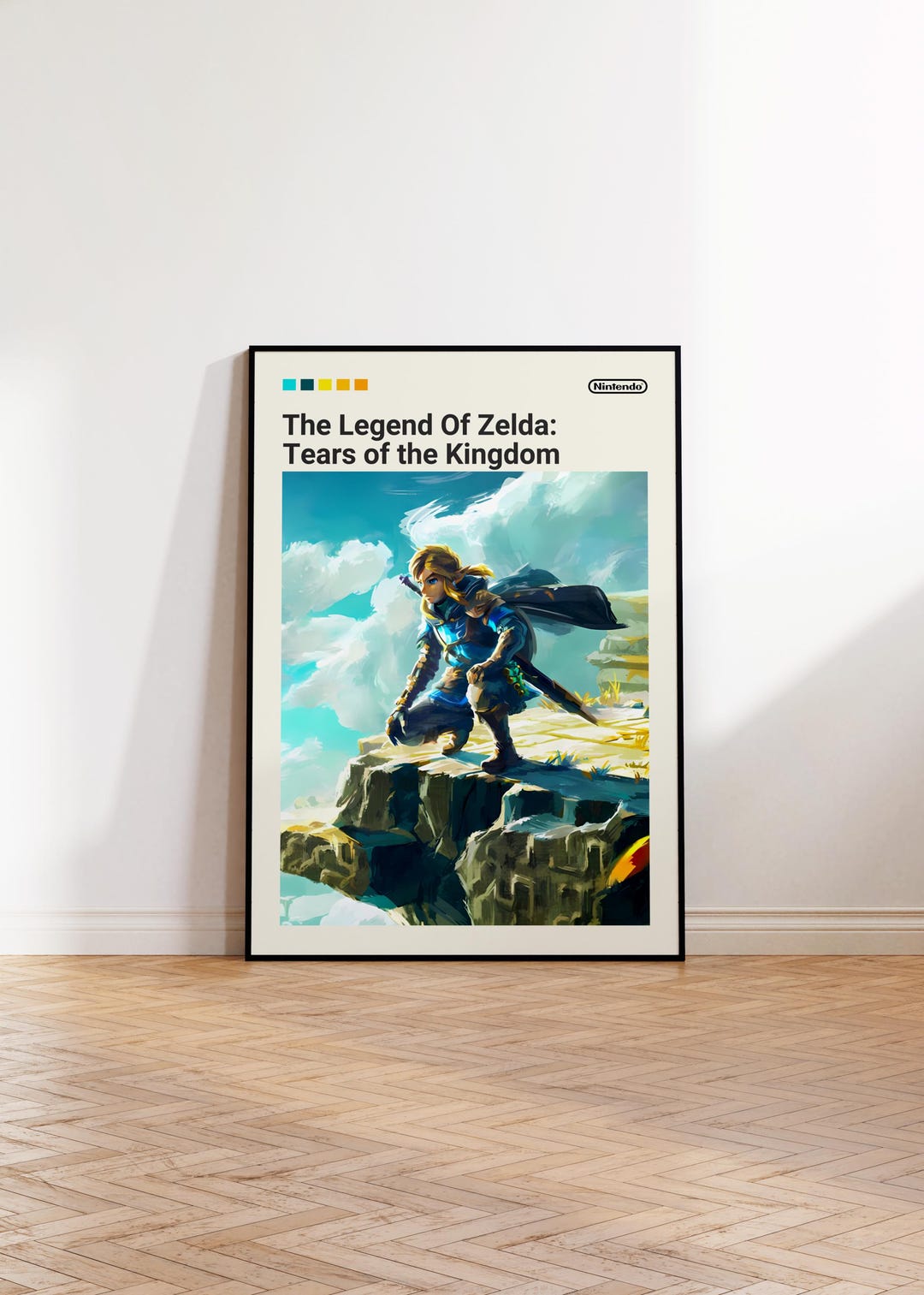 Legend of Zelda Poster, Tears of the Kingdom Poster, Video Game Poster ...