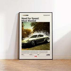 Need for Speed Poster, Need for Speed Fan Gift, Video Game Poster ...