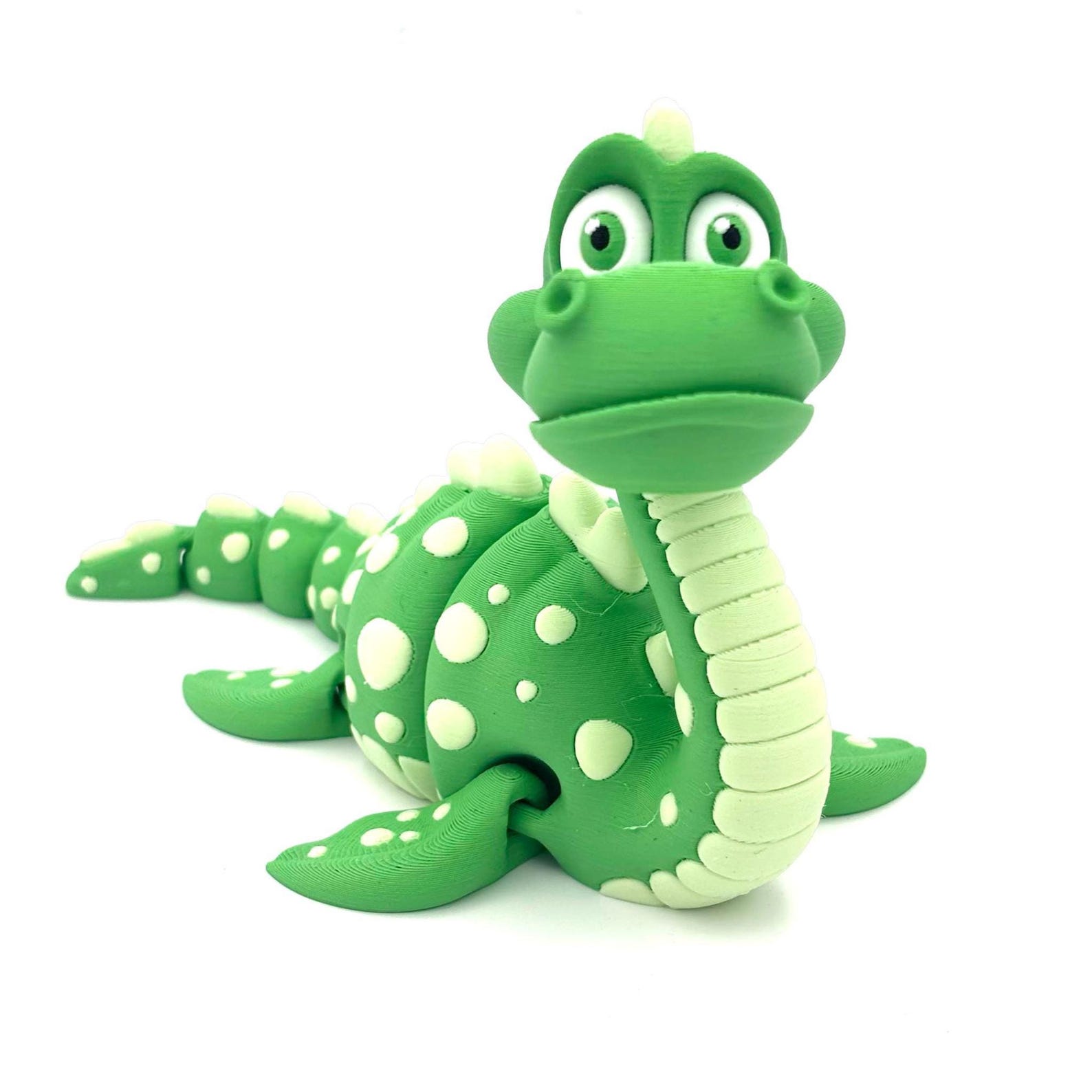 3D Printed Nessie | Articulated Loch Ness Monster Toy | Flexible Sea ...