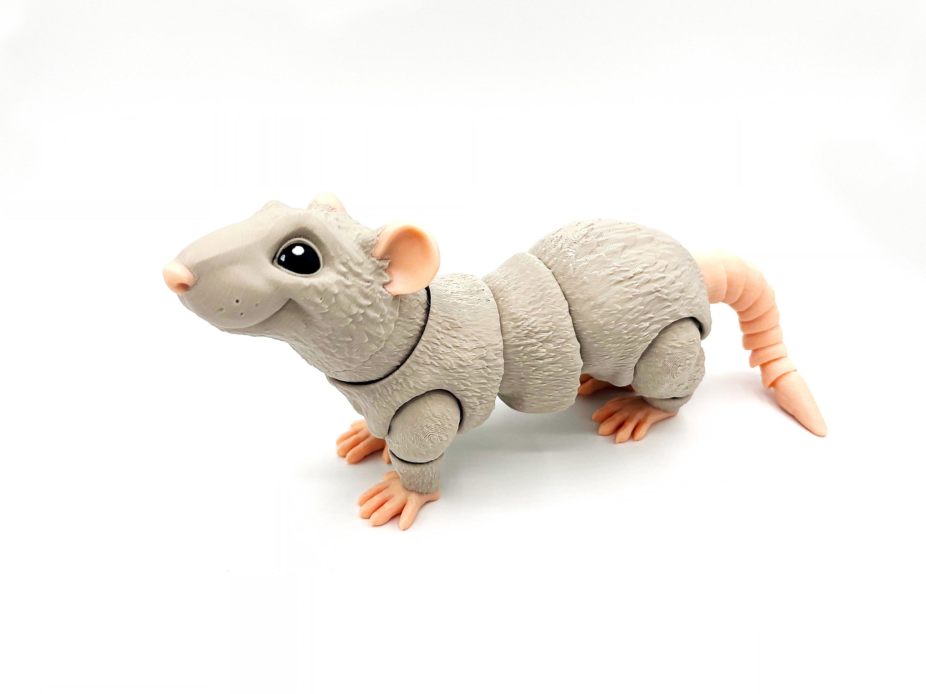 Rat Fidget Toy | 3D Printed Articulating Toy | Customizable Colors - Etsy