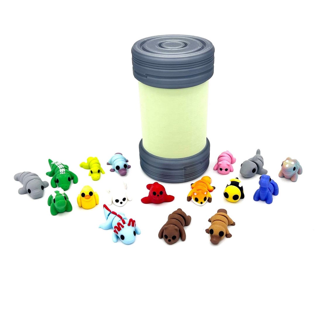 3D Printed Cryogenic Chamber Critters: Articulated Animal Toys - Etsy
