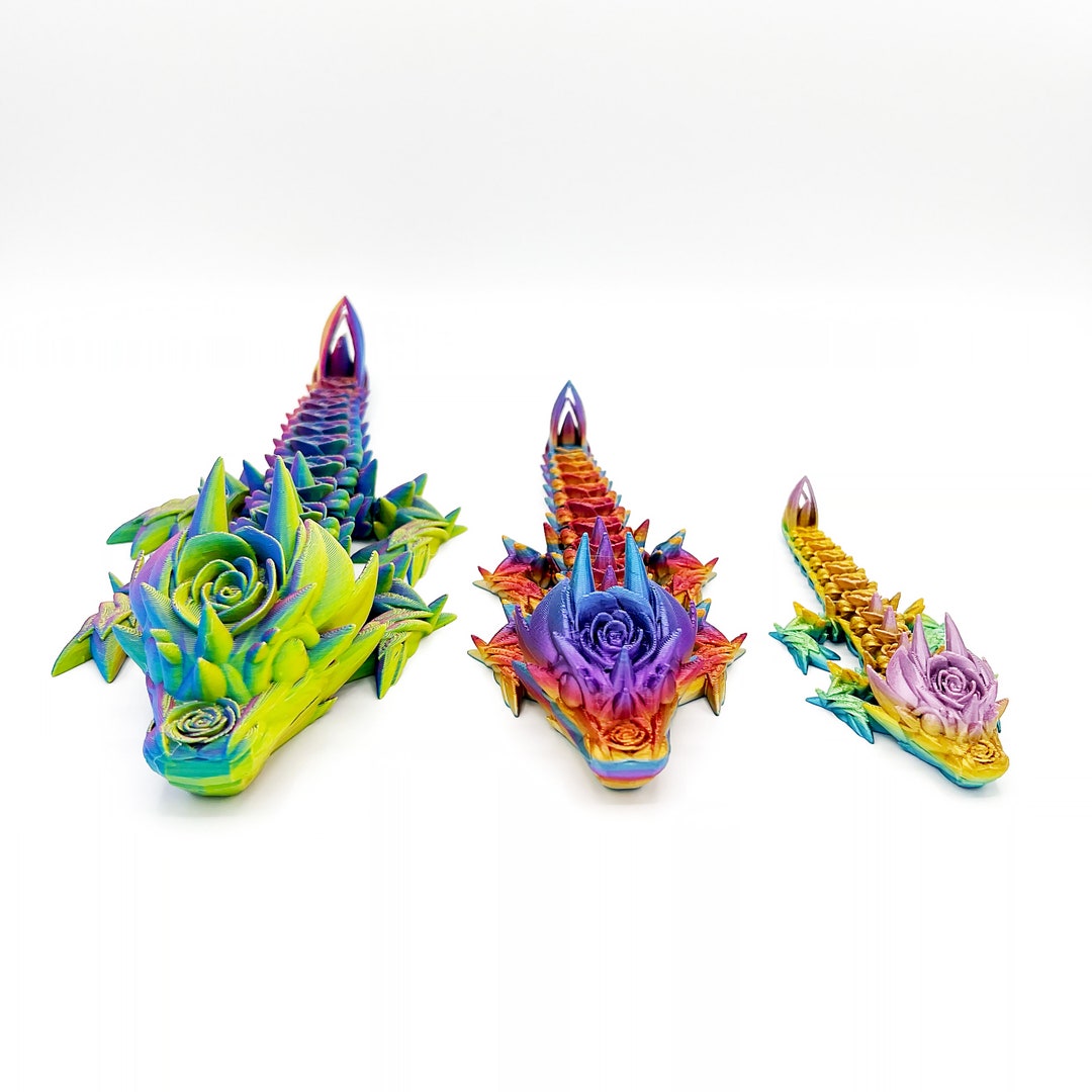 Beautiful Articulated Baby Dragon Toy Sensory 3D Printed Fidget in ...