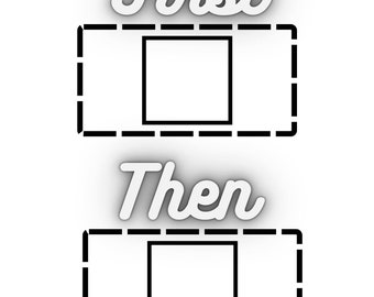 First Then & Visual Schedule - Etsy