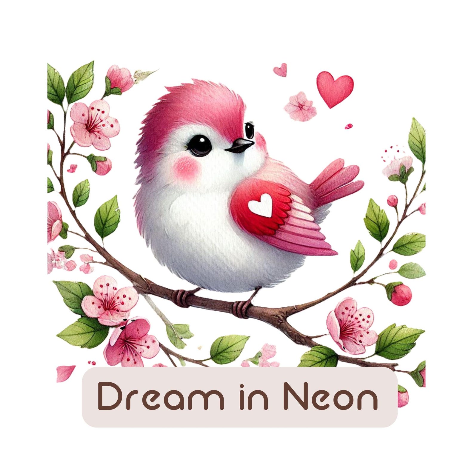 Charming Valentine Bird Clipart Set - 10 Printable 12x12 Designs for ...