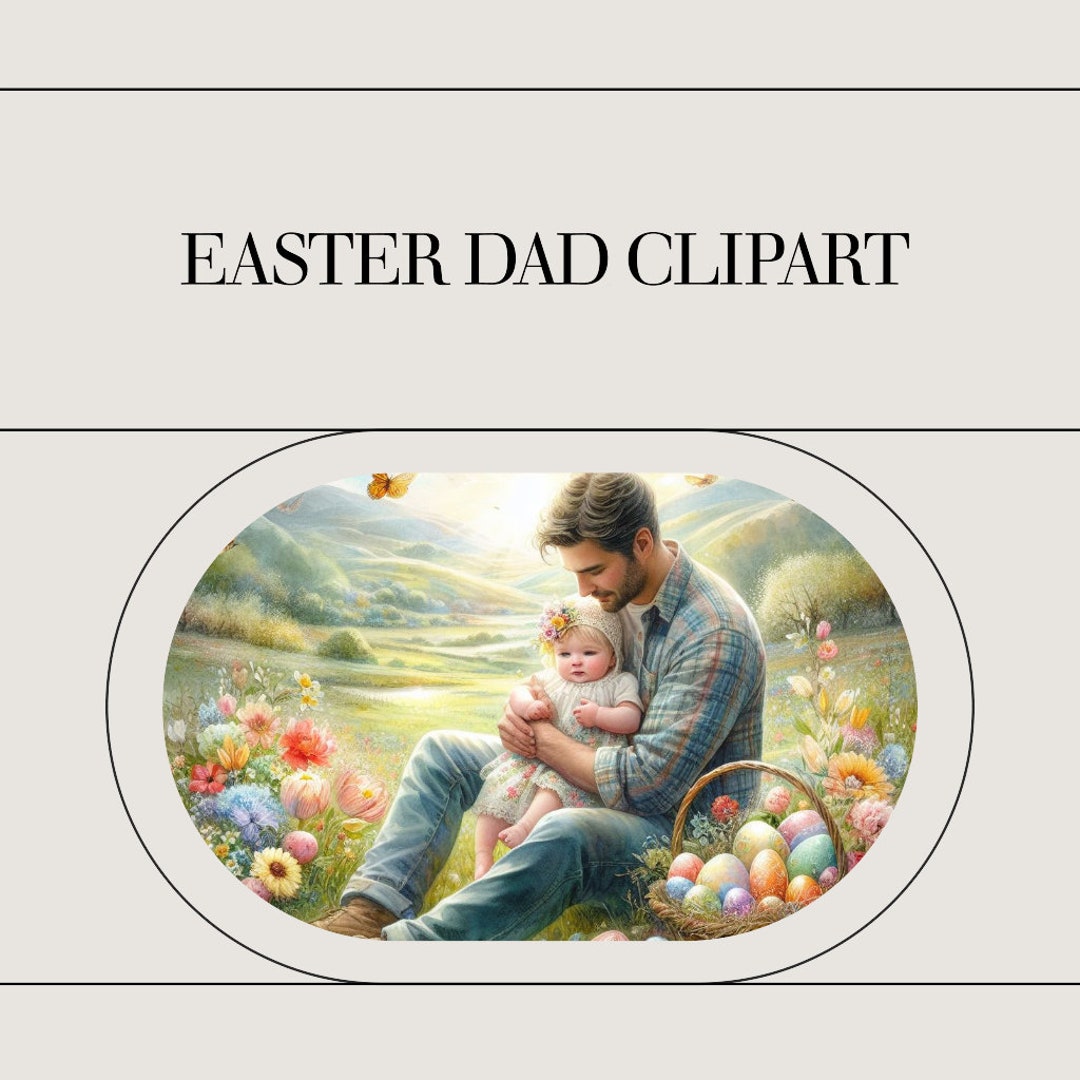 Explore First Easter for Fathers Clipart Set Sunlit Meadow Collection ...