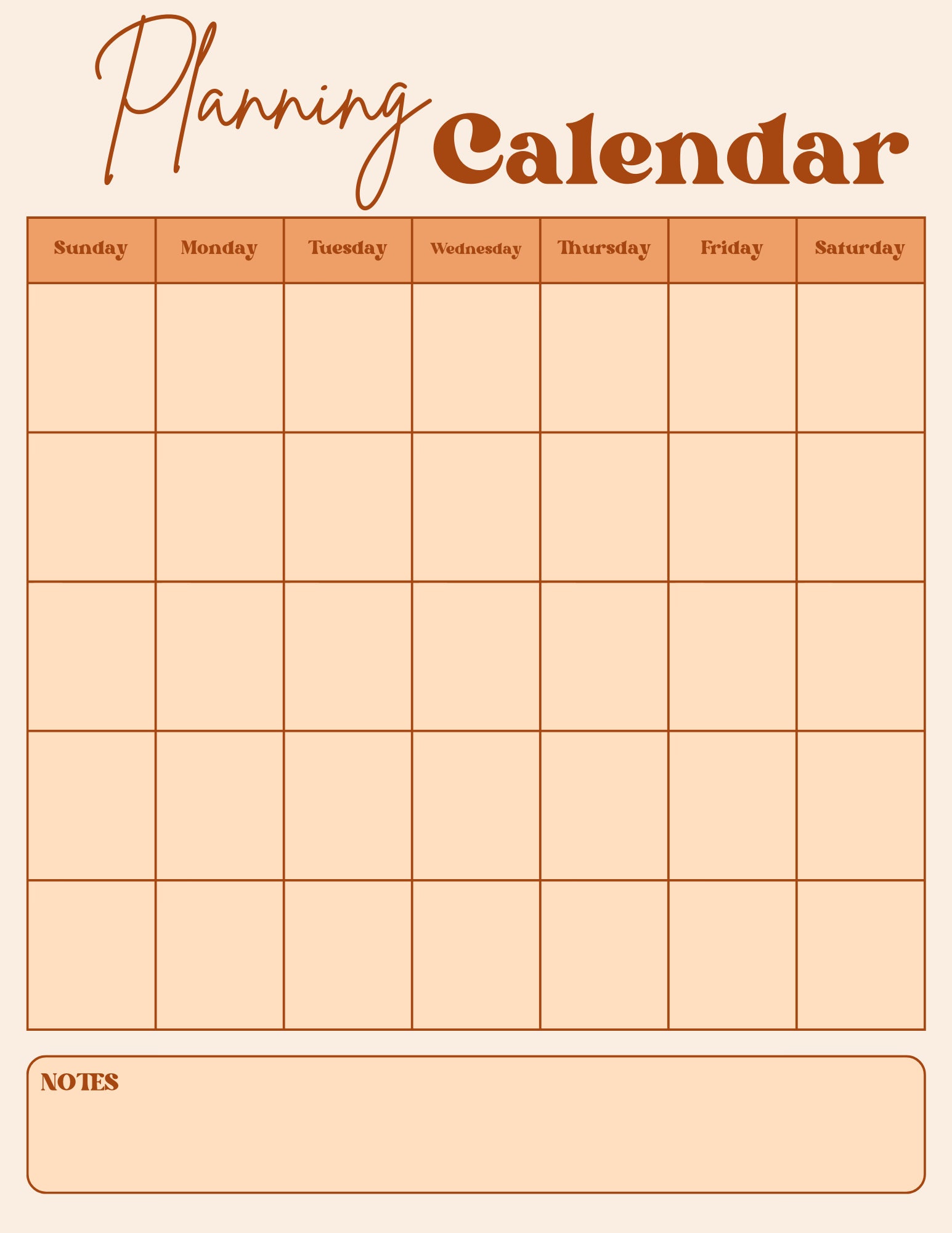 Student Digital Planner orange Printable Planner, Assignment Tracker ...