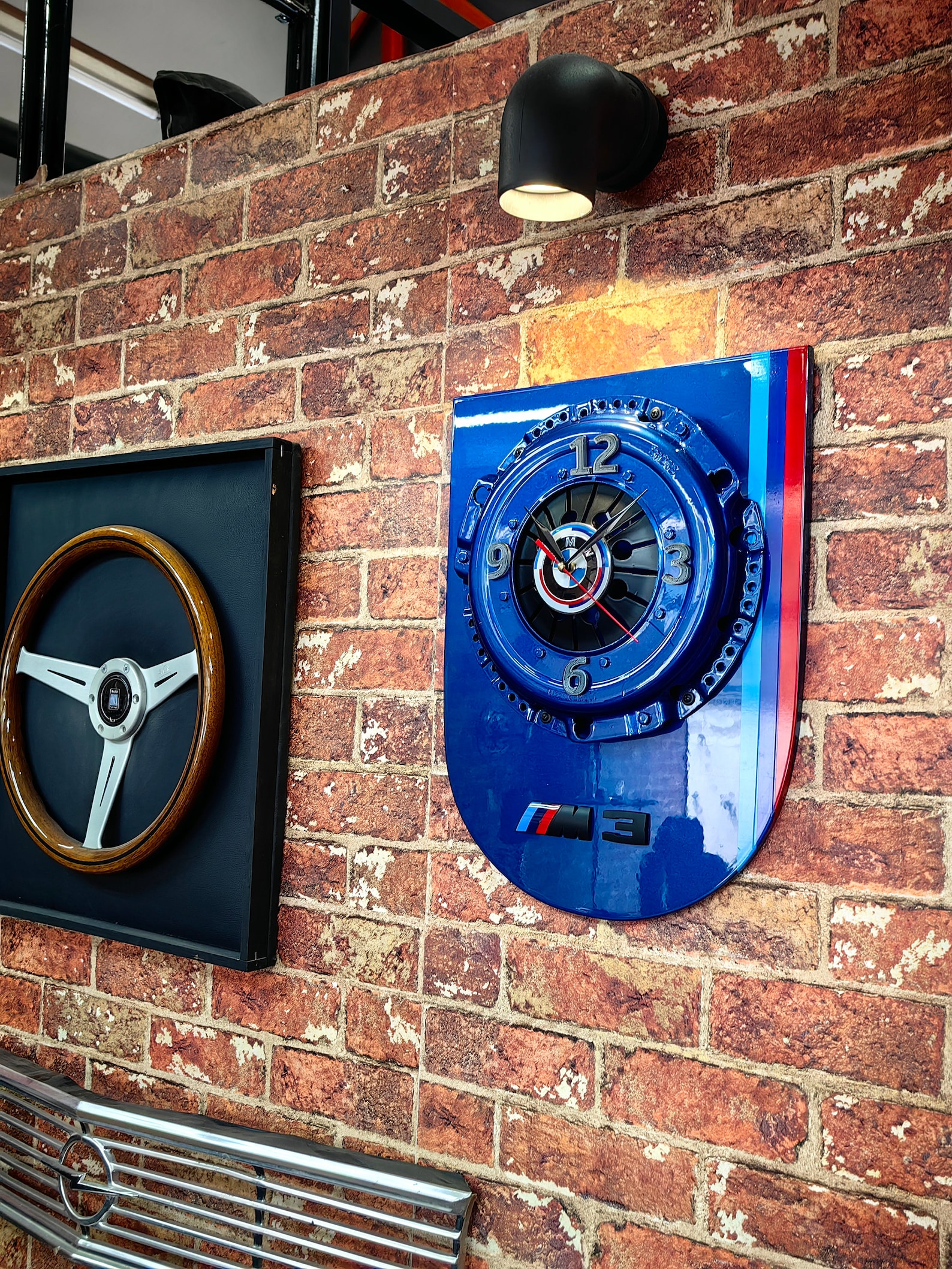 Car Parts Furniture, Clock, Wall Clock, Cutch Clock, , Automotive Decor ...