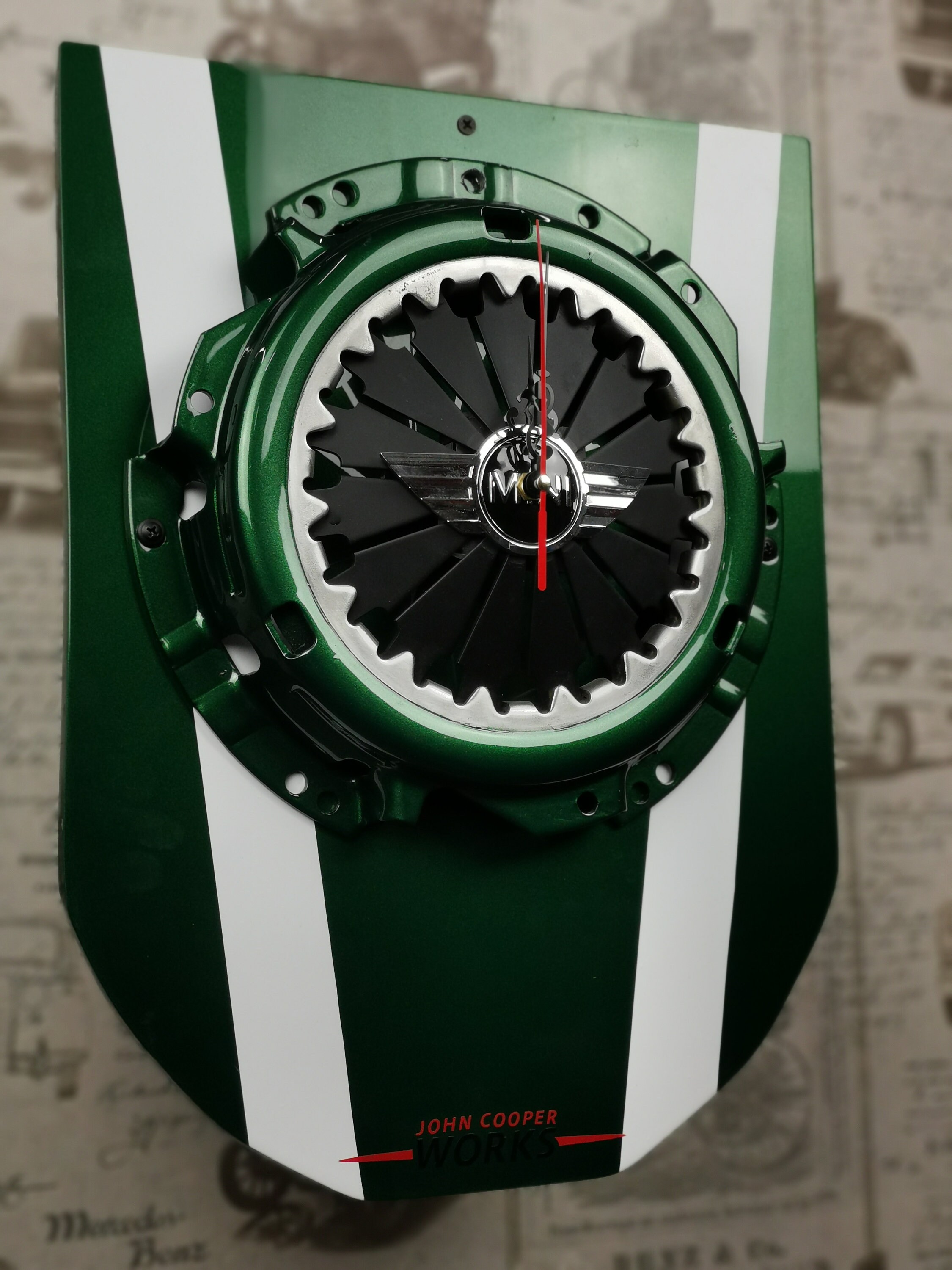 Car Parts Furniture, Clock, Wall Clock, Cutch Clock, , Automotive Decor ...